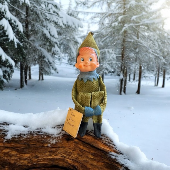INAR CO | Holiday | Vntg Christmas Rare Elf Thepixie Legend Ornament ...